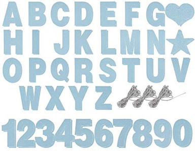Custom Banner Kit - 125-Piece Customizable Banner Letters, Numbers, and ...