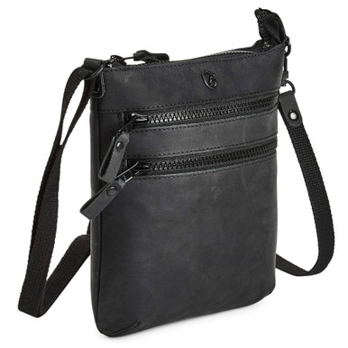 Cochoa Small Women Real Leather Crossbody Triple Zip Vintage Sling ...