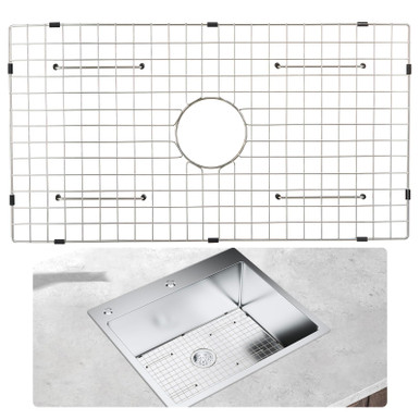 VEVOR Sink Protector Grid, 28.5"x15.6" Stainless Steel Sink Grates ...