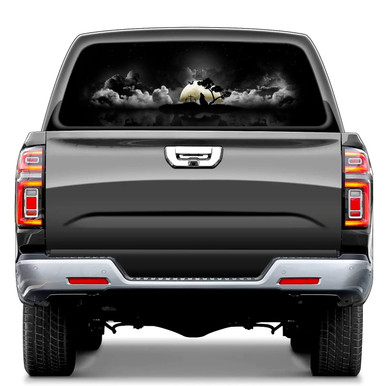 Rear Window Graphic Decal for Trucks SUV, Cars, Universal,Starry Sky ...