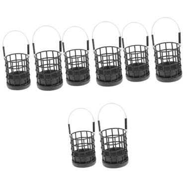 BESPORTBLE 8 pcs Steel Holder Sea Bait Storage Snares Container Fishing ...