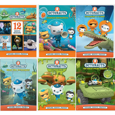 Octonauts 6 DVD Set: 12 Rescue Missions/Creature Encounters/Crocodiles ...