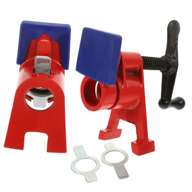 Mobestech 2pcs Carpentry Pipe Clamps Heavy Duty Clamps Table Clamps ...