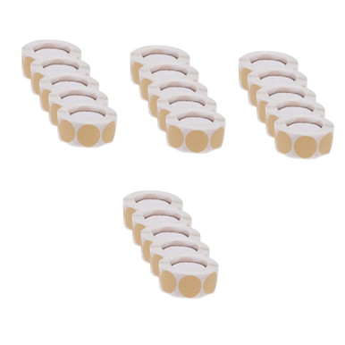 20 Rolls Stickers Round Retail Package Labels Coding Circle Dot Labels ...
