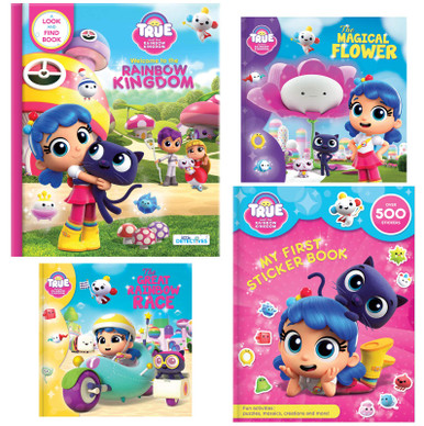 True and The Rainbow Kingdom Storybook Set of 4: Look and Find Board ...
