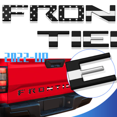 Tailgate Insert Letters Compatible for Frontier 2022 2023 3M Adhesive ...
