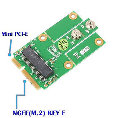 SUPERPLUS M.2 (NGFF KEY E) to MPCIe (PCIe+USB) Adapter ...