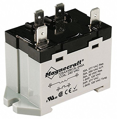 Schneider Electric 24VAC, 4-Pin Bottom Flange, Din Rail Enclosed Power ...