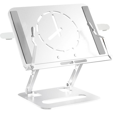 WAYUTO Foldable Adjustable Carbon Steel Book Stand Holder Laptop Riser ...