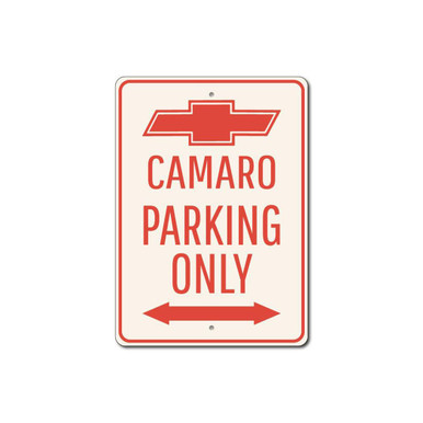 Camaro Parking Sign, Chevy Camaro Sign, Chevy Logo Decor, Camaro Lover ...
