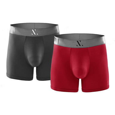 NEX Men's Boxer Briefs with Pouch Support, Micro Modal Fabric for ...