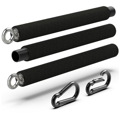 Portable Resistance Band Bar - Padded Pilates Bar - Resistance Bar for ...