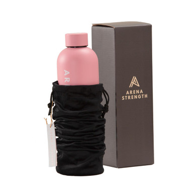 Arena Strength Sports Water Bottle - Pink Stainless Steel Water Bottle ...