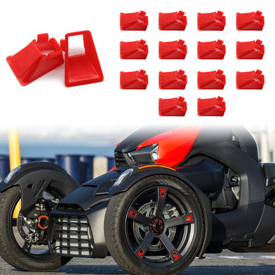 SAUTVS Tire Wheel Hub Caps Wheel Accents Kit for Can-Am Ryker, New ...