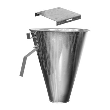 Tofficu Poultry Restraining Cone, Stainless Steel Chicken Cone for ...