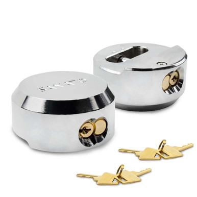 SANATO Hidden Shackle Padlocks Keyed Alike Padlocks, Solid Steel ...