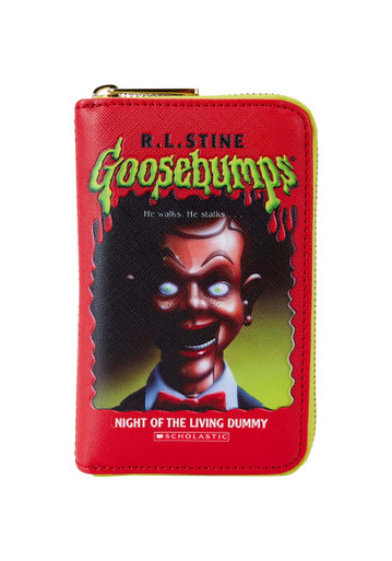 Loungefly Goosebumps Slappy Book Cover Zip-Around Wallet ...