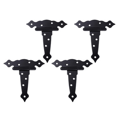 DOITOOL Cabinet Door Hinge T- Hinge Barn Gate Hinge 4PCS- Heavy Duty T ...