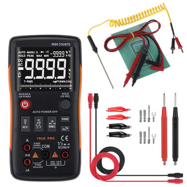Digital Multimeter, ANENG Q1 True-RMS Voltmeter Ammeter Capacitance ...