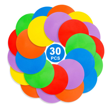 9inch Spot Markers Flat Field Cones? Non Slip Rubber Agility Markers ...