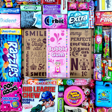 VINTAGE CANDY CO. BUBBLE GUM ASSORTMENT VARIETY PACK - Assorted Chews ...