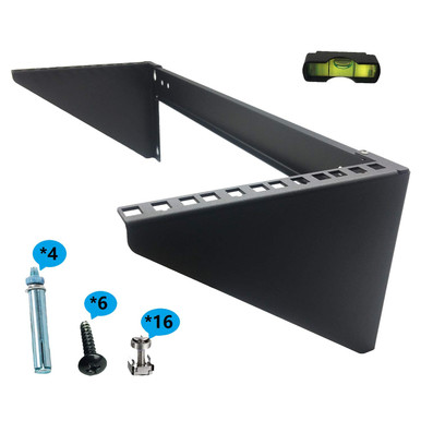 JINGCHENGMEI 19 Inch 4U Heavy Duty Vertical Wall Mountable Rack and 125 ...