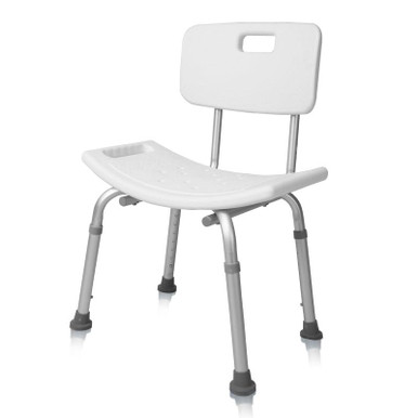 Bath Bench With Back Adjustable Leg Height, Plastic Bath Chair Height ...