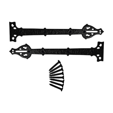 Akatva Faux Shutter Hinges - 2 Pieces Shutter Strap Hinges - Dummy ...