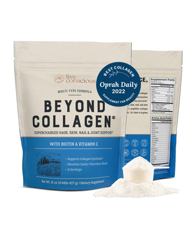 Live Conscious Beyond Collagen Multi Collagen Powder for Women w/Types ...