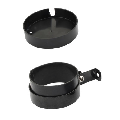 Riloer Speedometer Side Mount Relocation Bracket Kit, 2pcs Black Metal ...