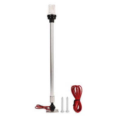 Boat Stern Light, 360 Degrees All Around Fold Down Pole Light, 3NM ...