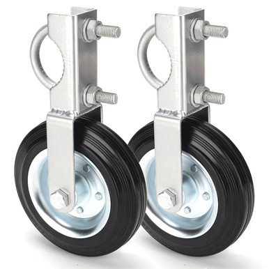 Gate Helper Wheel Gate Caster Kit for Supporting Swing Metal Tube Gate ...