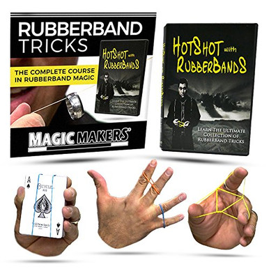 Magic Makers Become Hot Shot with Rubber Band, Complete Course, Fully ...