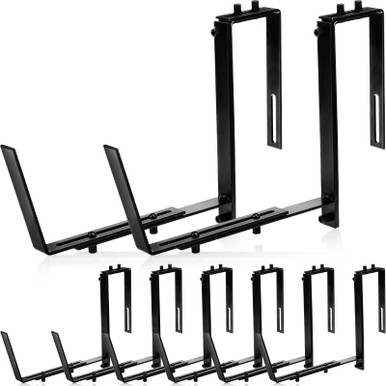 Gisafai 8 Pcs Window Box Brackets Adjustable Planter Box Bracket ...
