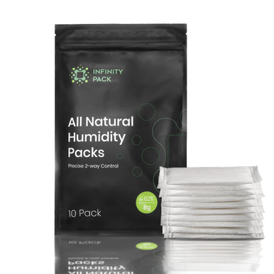 Infinity Pack 62% RH 8 g Humidity Packs (30 Pcs) - Natural Plant Based ...