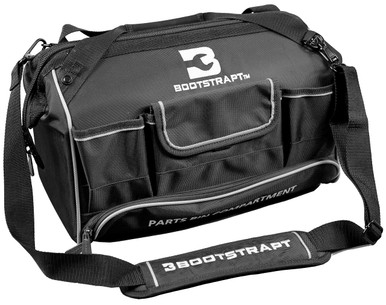 Bootstrapt 16 in. Large Mouth Tool Bag with Integrated Parts Bin ...