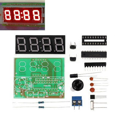 DIY Digital Clock Kit Practice Learning Board Special Exercise Tool for ...