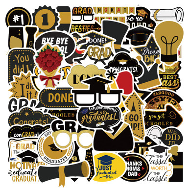 52PCS Graduation Stickers Class of 2023 Graduation Stickers Water ...