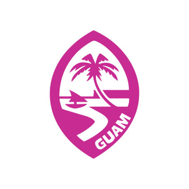 Seal of Guam Sticker Vinyl Decal Notebook Car Window Laptop 4.75" x 7 ...