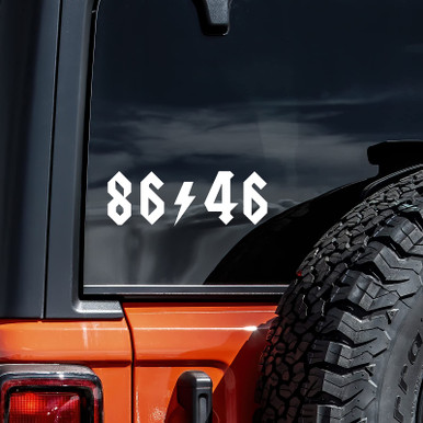 8646 Lightning Bolt Parody Decal Vinyl Sticker Auto Car Truck Wall ...