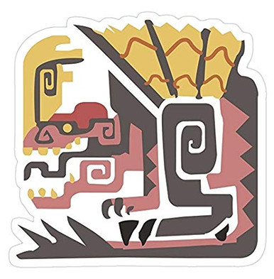 Monster Hunter World - Anjanath, Monster Hunter Decal Sticker - Sticker ...