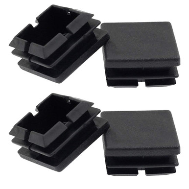 Suiwotin 4Pack 25mm (1 Inch) Square Plastic Plug, Square Tubing End ...