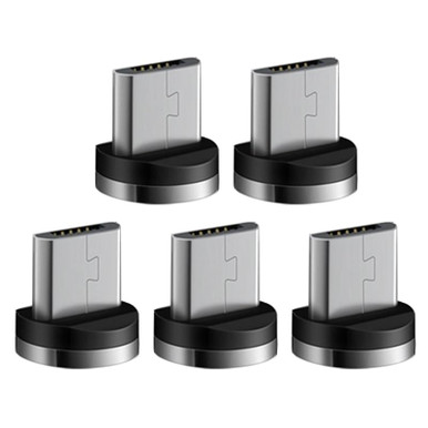 hejhncii 5 Pcs Magnetic Connector for Head Type C Micro USB Adapter USB ...