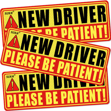 Sukh New Driver Magnet for Car - Student Driver Magnet for Car Boys and ...