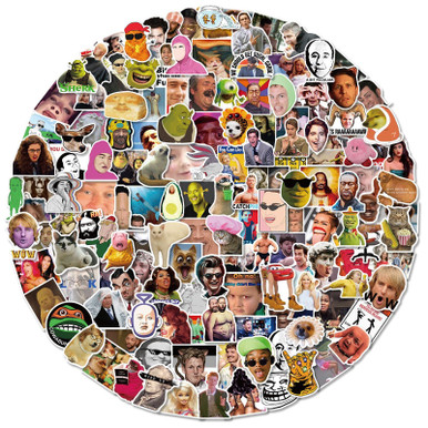 Funny Meme Stickers 200pcs Waterproof Sticker Decal DIY for Laptop ...