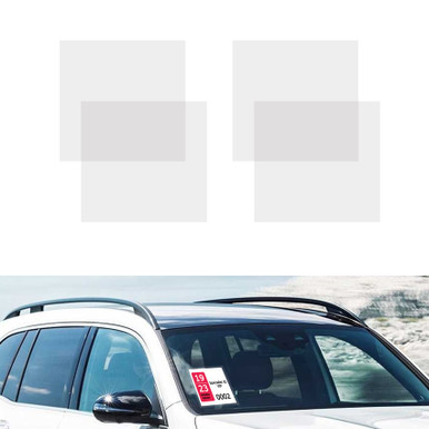 Windshield Sticker Applicator, Static Cling Window Film Clear Car ...