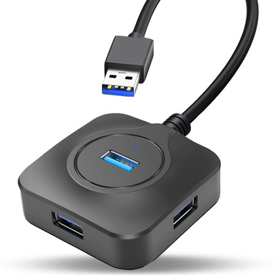 USB 3.0 Hub, VIENON 4-Port Squre USB 3.0 Data Hub for Mobile SSD ...