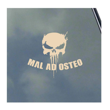 Mal Ad Osteo Skull Vinyl Sticker Decal USA Navy Devgru Bad MF Frogman ...