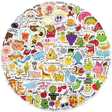 160 Pcs Reward Stickers for Kids, Punny Labels Fun Stickers Teacher ...
