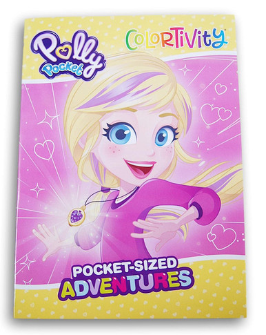 Polly Pocket Coloring and Activity Book -Colortivity Adventure- 80 ...